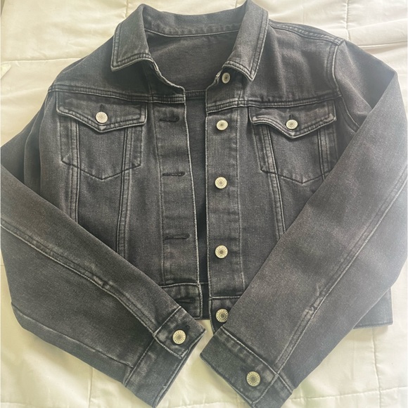 PacSun | Jackets & Coats | Pacsun Cropped Black Jean Jacket | Poshmark